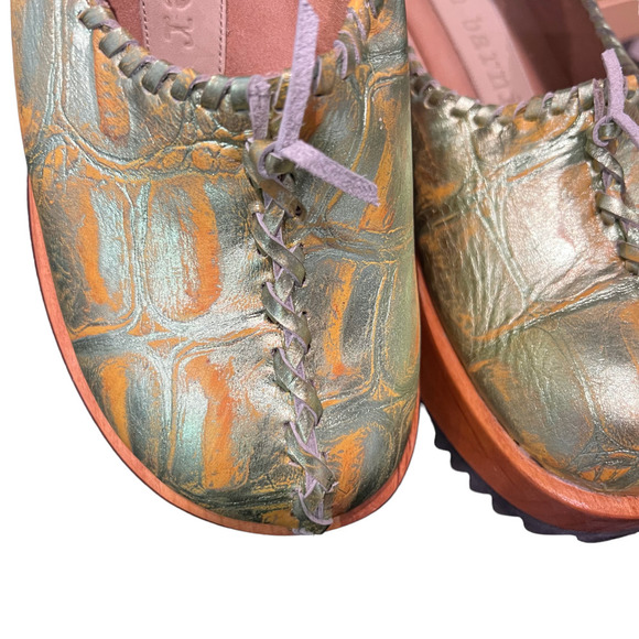 Free People | Shoes | Jim Barnier Wooden Heel Clog Platform Sandals ...